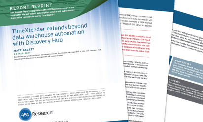 Analyst Reports - TimeXtender